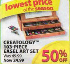 Black Friday Deal: Creatology 103-Piece Easel Art Set