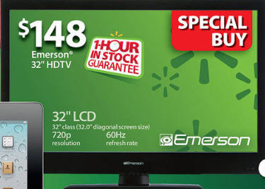 Black Friday Deal: Emerson 32" Class LCD 720p 60Hz HDTV and DVD Player ...