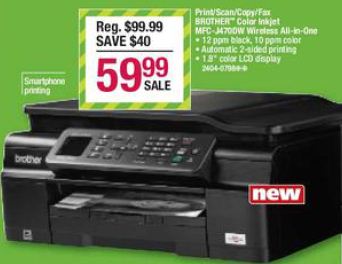 Black Friday Deal: Brother MFC-J470DW Color Inkjet All-in-One Printer