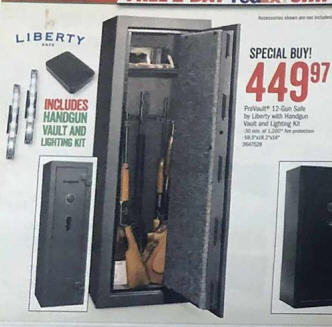 Black Friday Deal: Liberty ProVault 12-Gun Safe w/ Handgun Vault ...