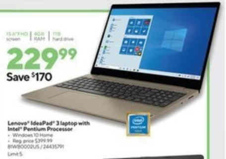 Black Friday Deal: Lenovo IdeaPad 3 15IML 81WB 15.6" Notebook, Intel ...